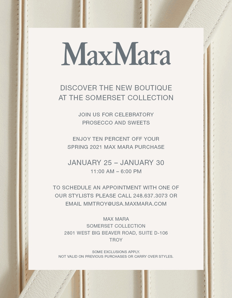 Max Mara - New Boutique | QNY Creative